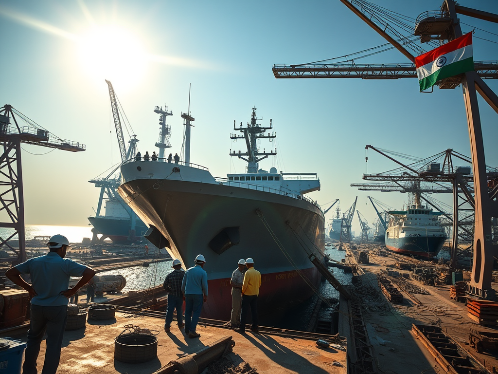 India’s Ambitious Shipbuilding Transformation – Glottis Limited