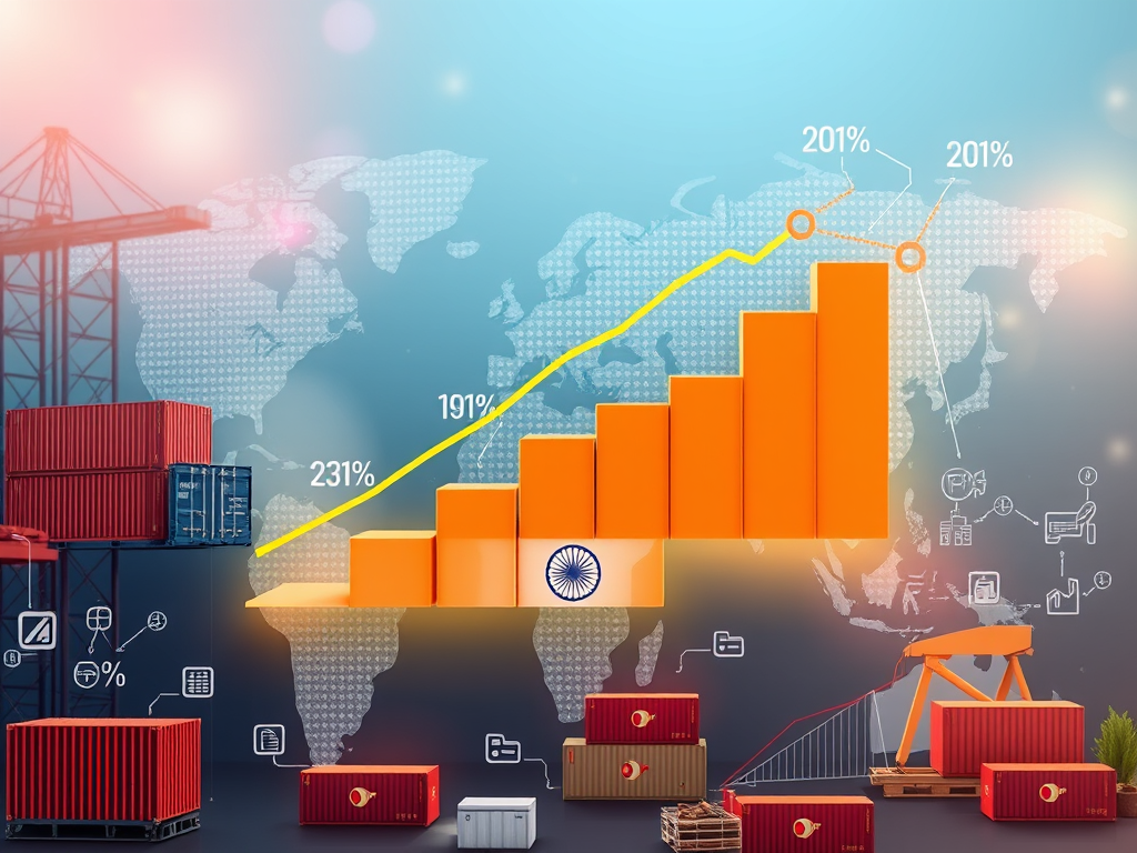 India’s Export Growth: 3% Share in 2023 – Glottis Limited